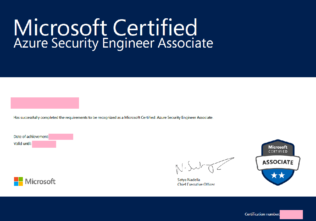 【合格】Azure Security Engineer Associate(AZ-500)のおすすめ勉強方法&参考書 - さくらのスキルアップ ...